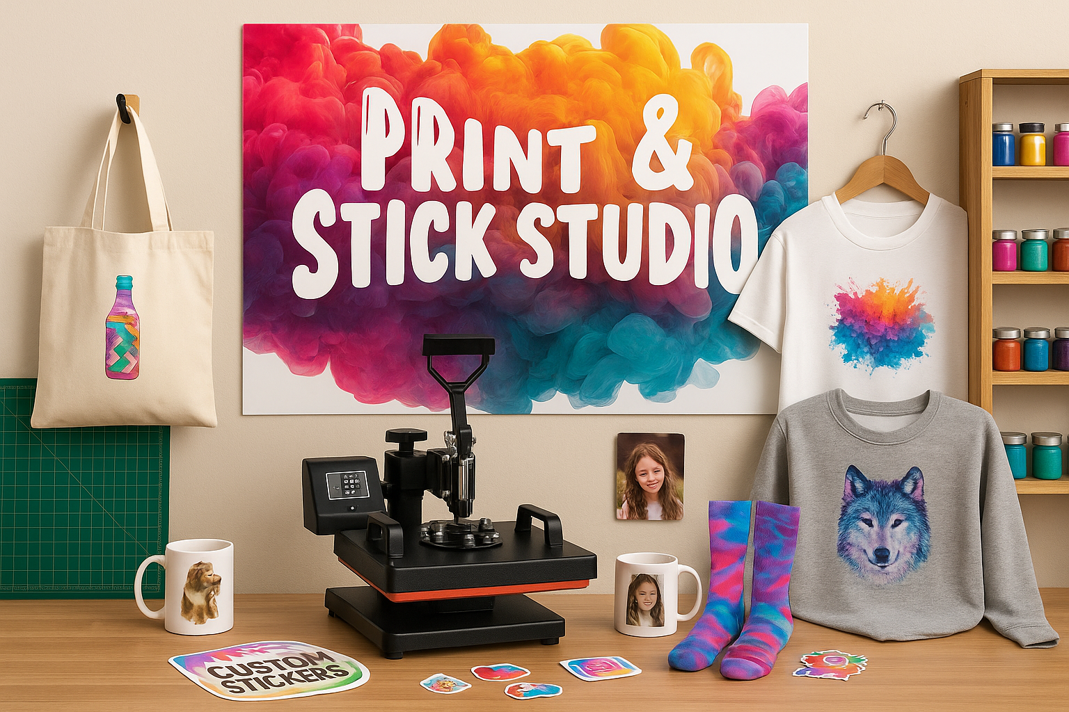 Print and Stick Studio